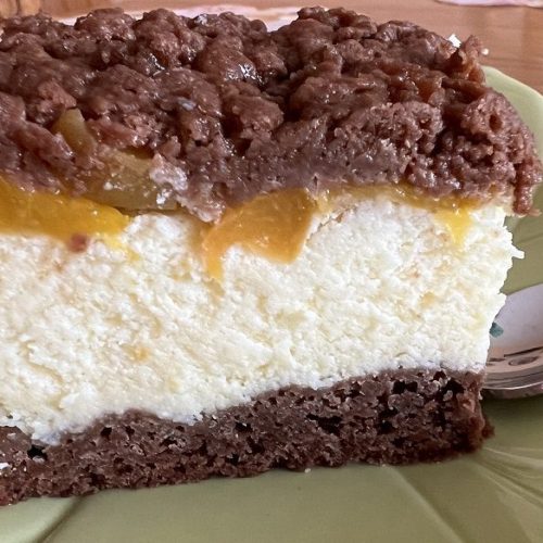 Royal Cheesecake with Peaches / Sernik Królewski z Brzoskwiniami – My ...